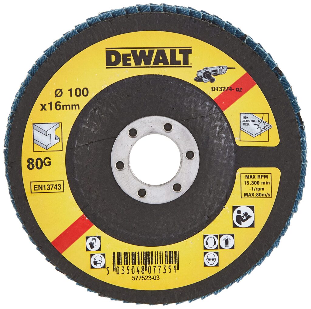 Disc -100mm Flap sanding disk BOGrit dewalt - Premium Tools and ...